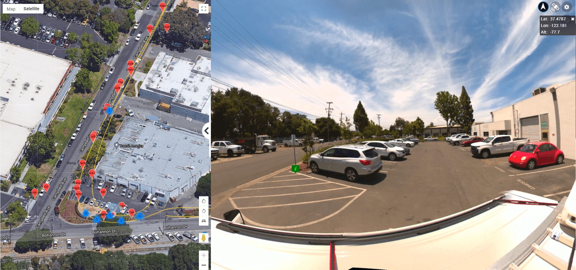 Mapping Infrastructure with GPS Video, Photos, GIS and Cars